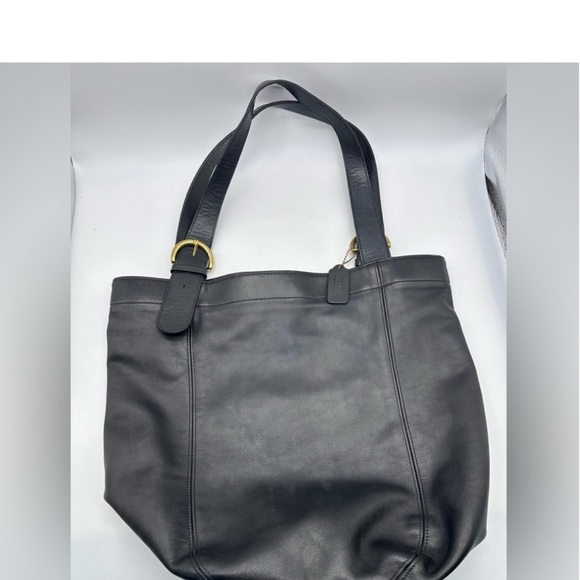 Coach | Bags | Rare Vintage Coach Xl Duffle Soho Bag 482 Black Leather ...